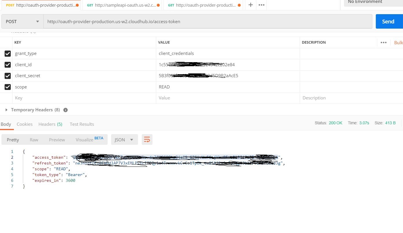 Mule Oauth 20 Provider In Mule 4 