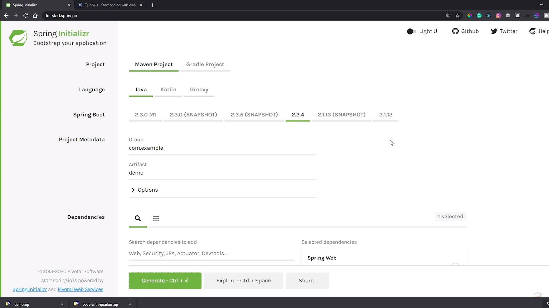 Quarkus vs Spring Boot – Performance