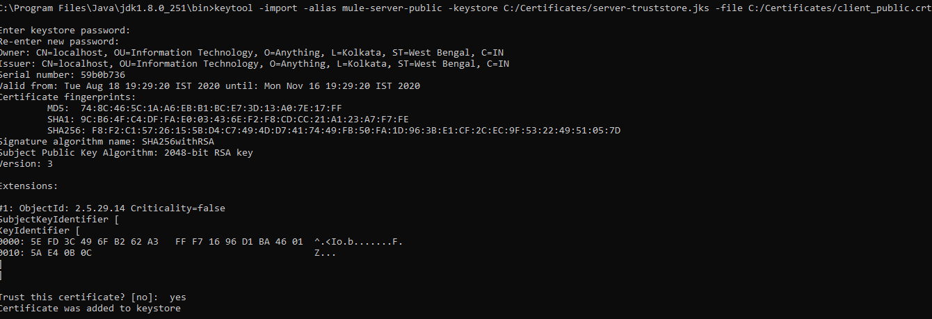 Implementing One and Two Way SSL (Mutual Authentication) for MuleSoft ...