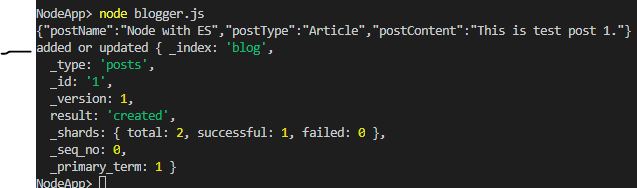 Working With Documents Using Elastic-Search and Node
