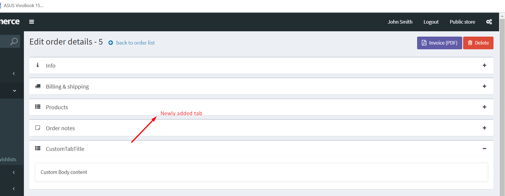 How To Add Tab On Admin Side Using The Plugin In nopCommerce 4.3
