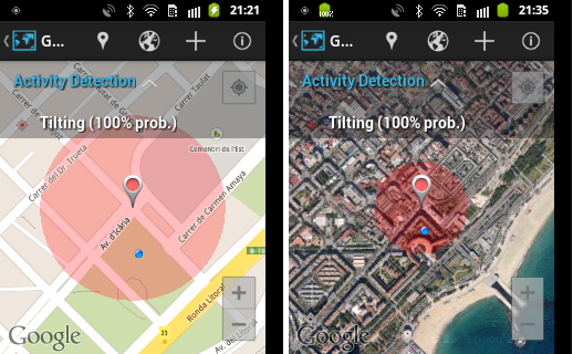 Android Activity Recognition