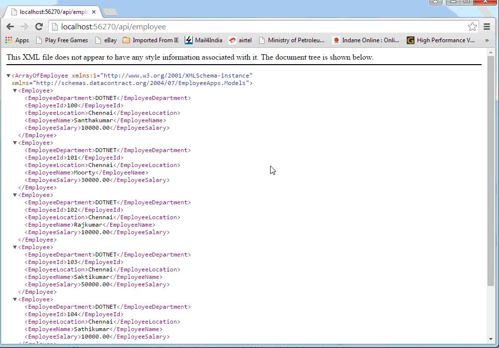 Getting Started With Aspnet Web Api