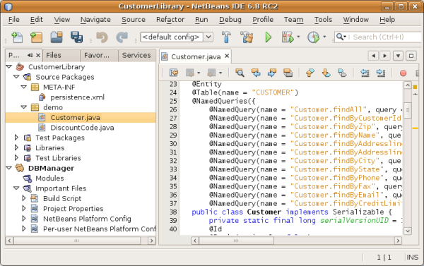 How to Create a Swing CRUD Application on NetBeans Platform 6.8
