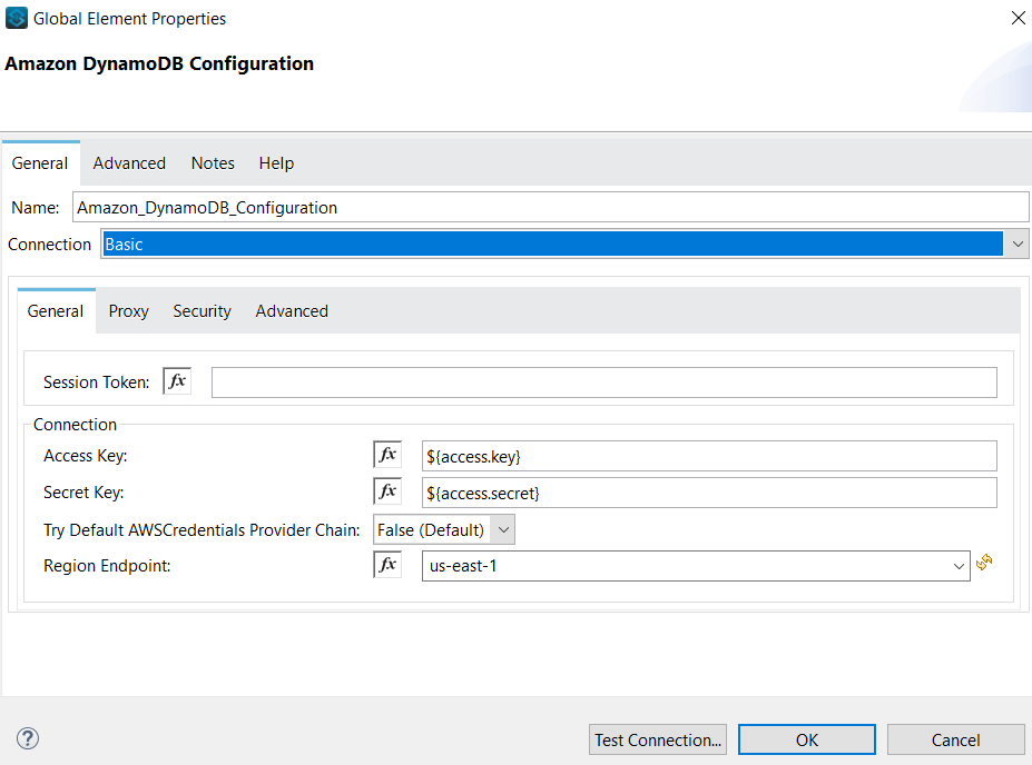 DynamoDB Connector Mule 4