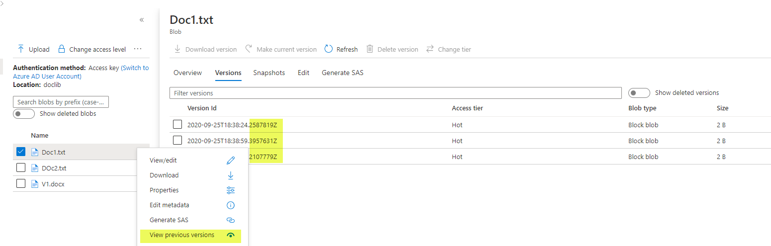 Document Versioning With Azure Blob Storage 2613