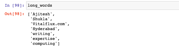 NLTK Hello World Python Example