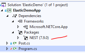 ElasticSearch With .NET Core