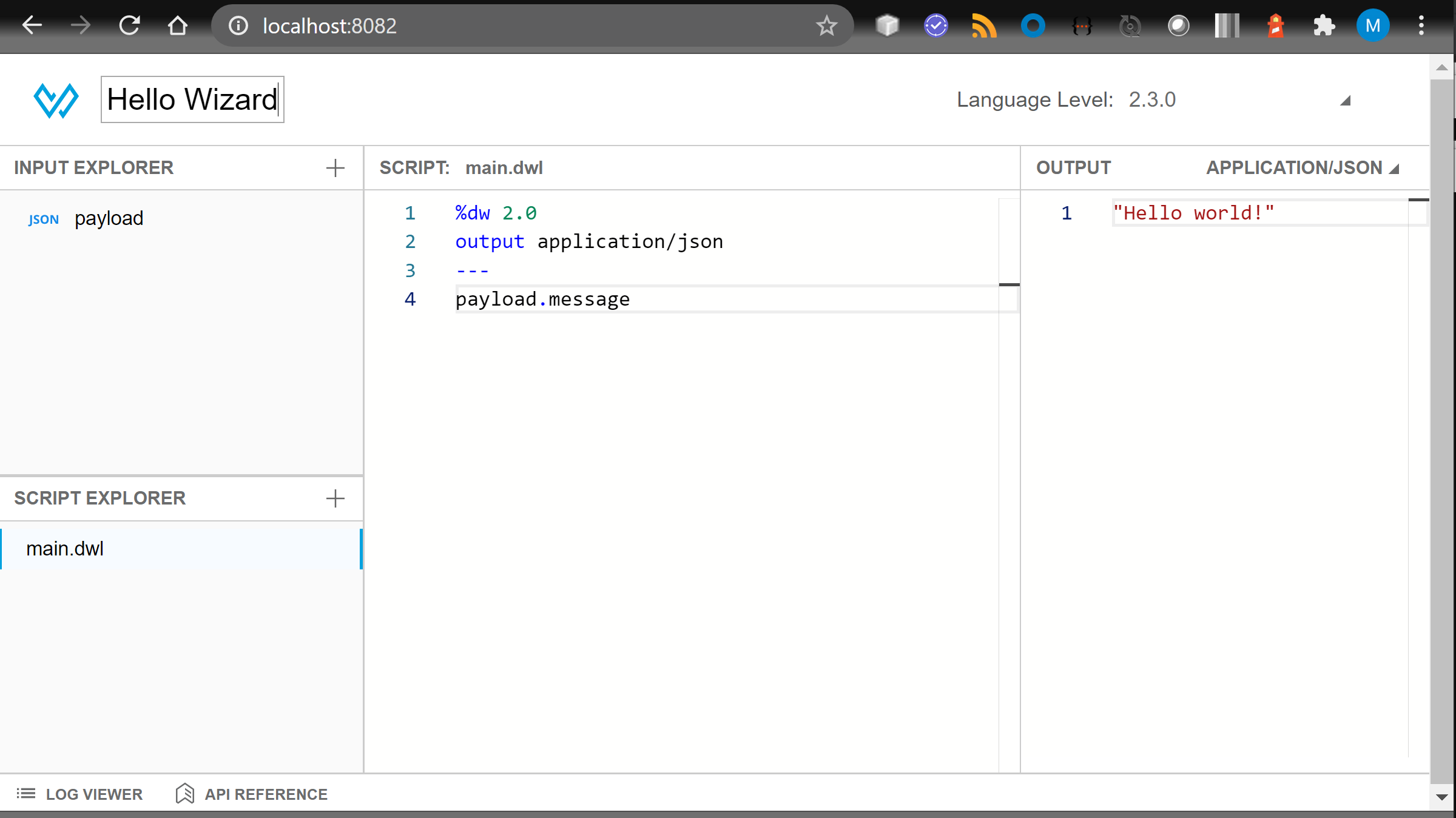 Dataweave Playground Sans Docker