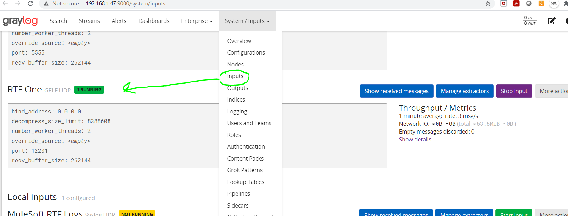 RTF Log Forwarding Approaches to Graylog
