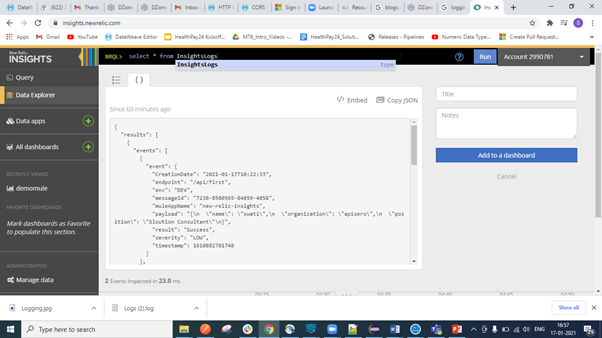 Logging With New Relic for Mulesoft APIs - DZone