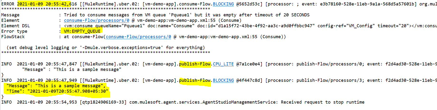 How to Use Mulesoft VM Connector