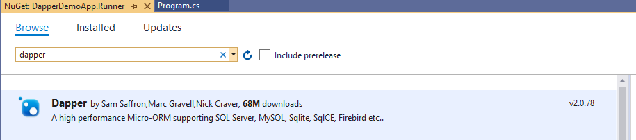 Upgrade Your Data Layer With Dapper A Net Micro Orm 