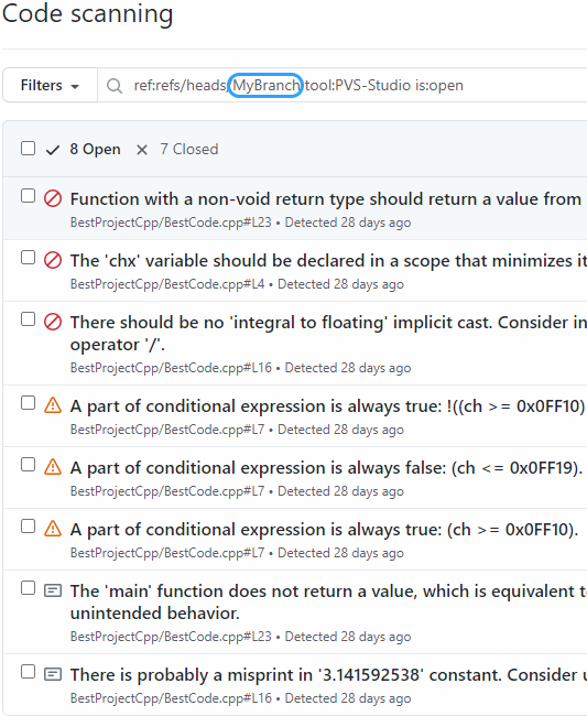 How To Get Nice Error Reports Using Sarif In Github 0800