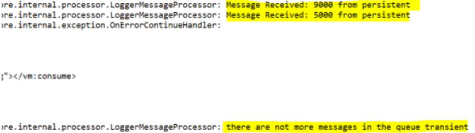 Persistent and Transient Queues in Mule