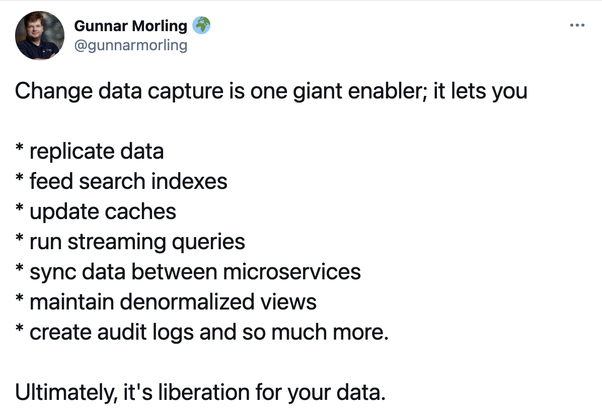 A Gentle Introduction to Event-driven Change Data Capture