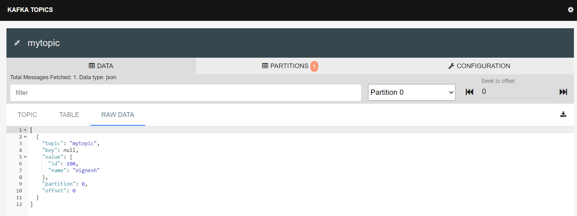 Apache Camel Integration with Kafka