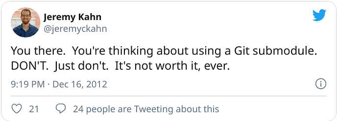 Get Your Code Together! Submodules, Monorepo: Is There Another Way?