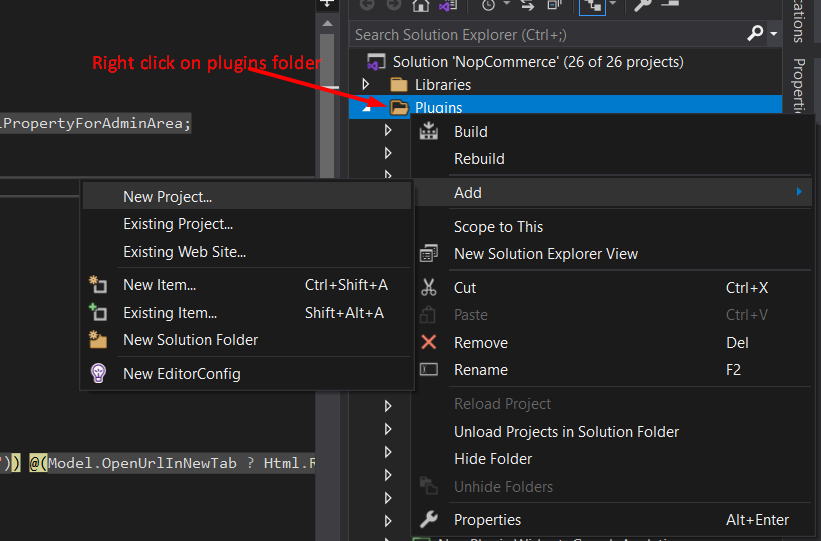 How to Create and Debug a Plugin in NopCommerce 4.40