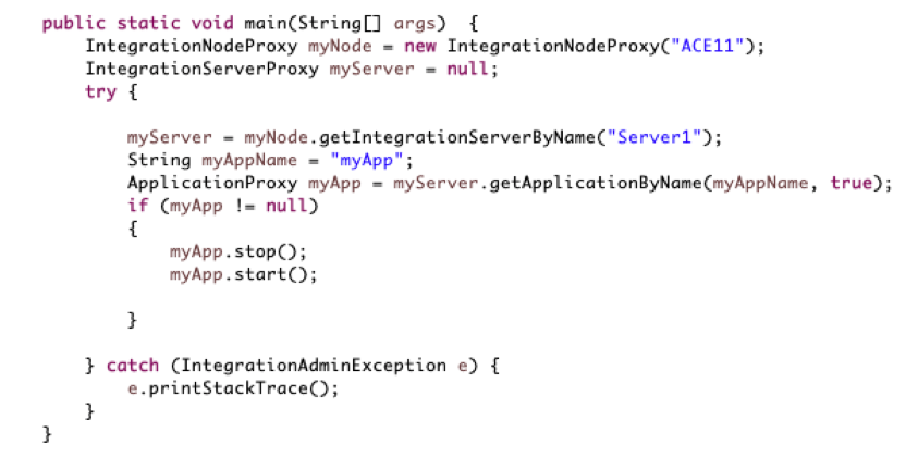Using the Integration API With IBM App Connect Enterprise V11