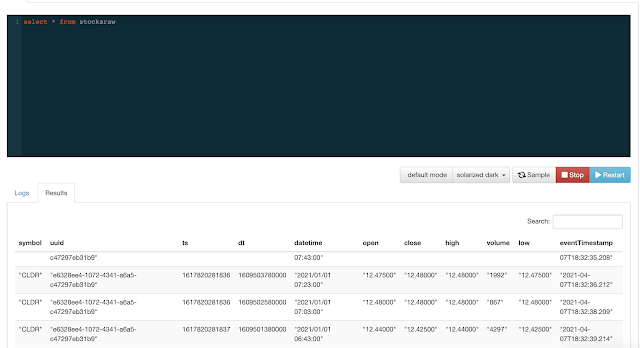 Introducing Cloudera SQL Stream Builder (SSB)