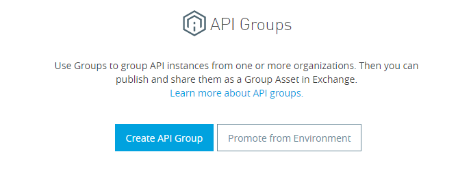 API Groups in Anypoint Platform