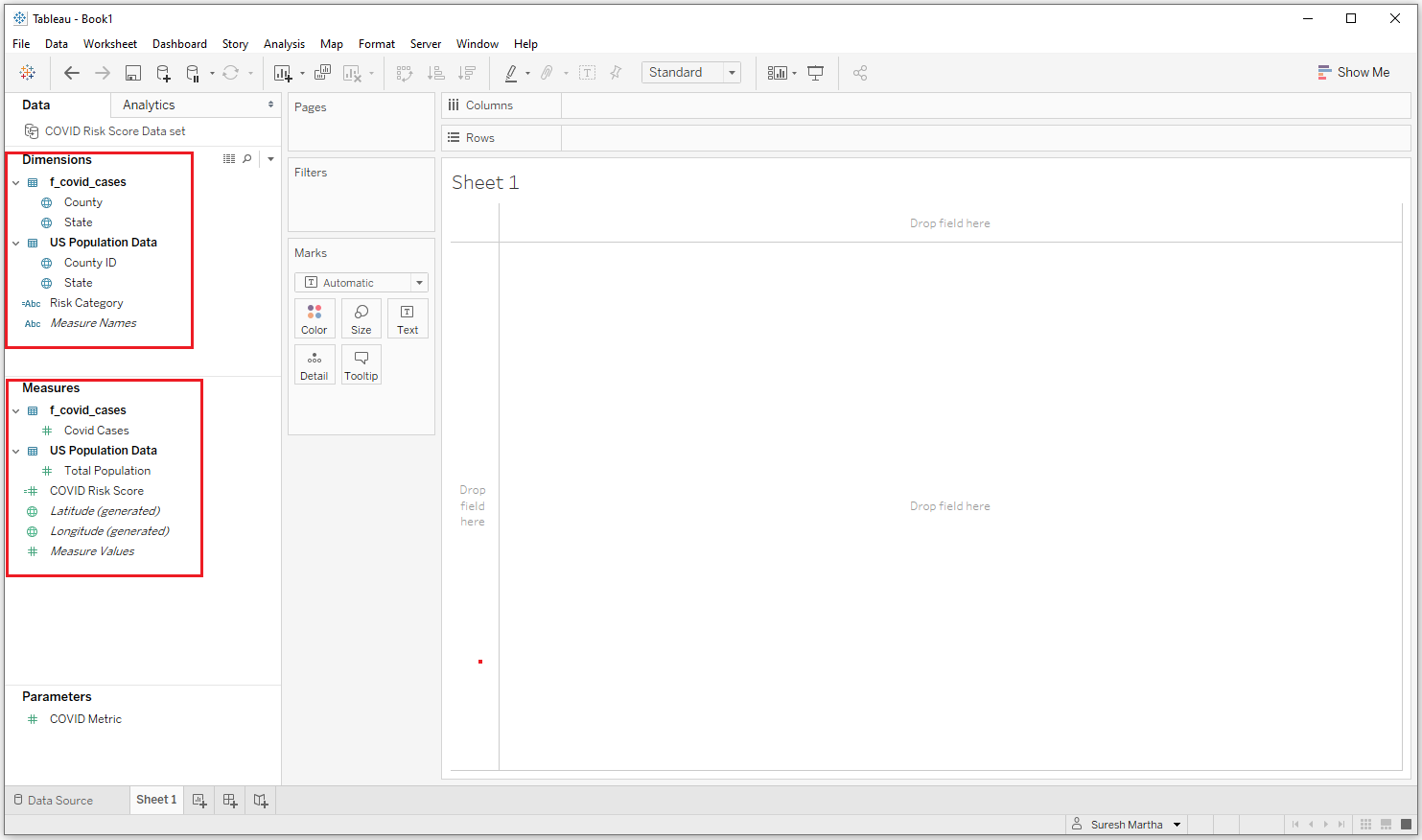 COVID Risk Modeling Using Tableau Visualization - DZone