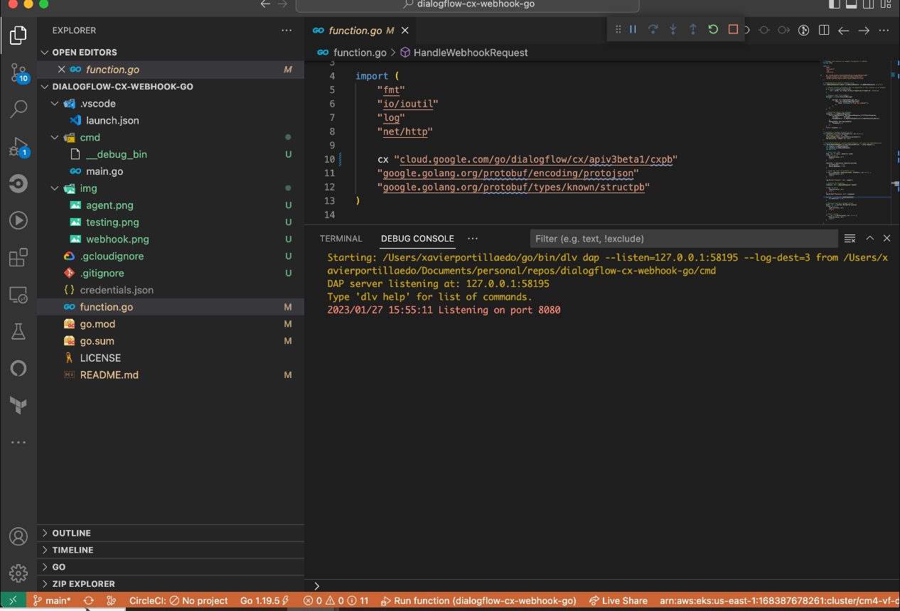 A Guide About Dialogflow Cx Webhook Development