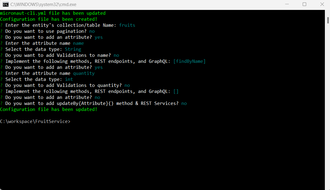 Building Micronaut Microservices Using MicrostarterCLI