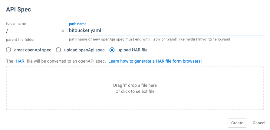 Generate an OpenAPI Spec for an Existing Website