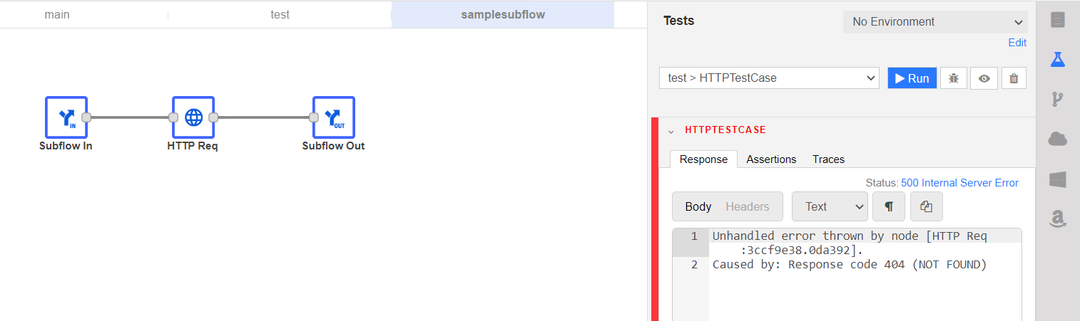 Error Handling Inside Kumologica Subflow