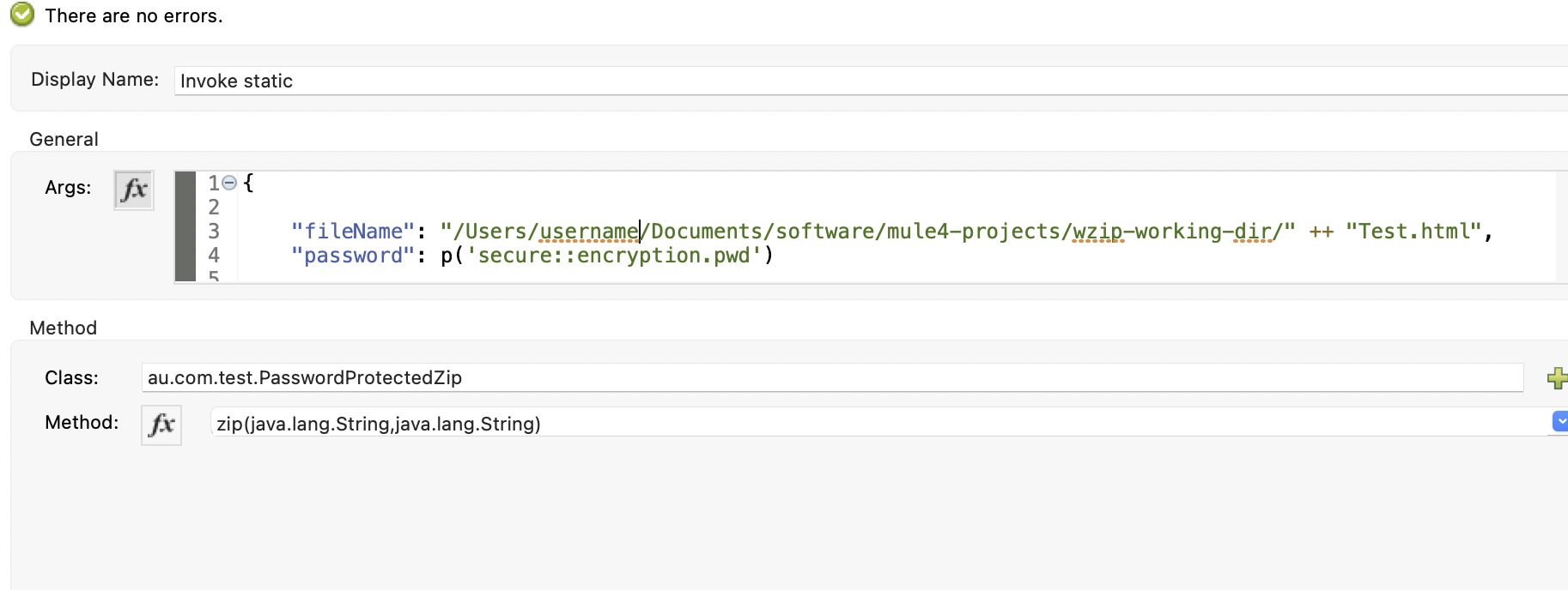 Compress File Using Mule 4 With AES 256 Encryption
