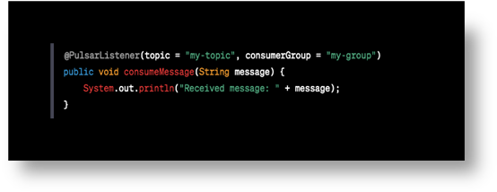 Apache Pulsar and Spring Boot Stream Processing