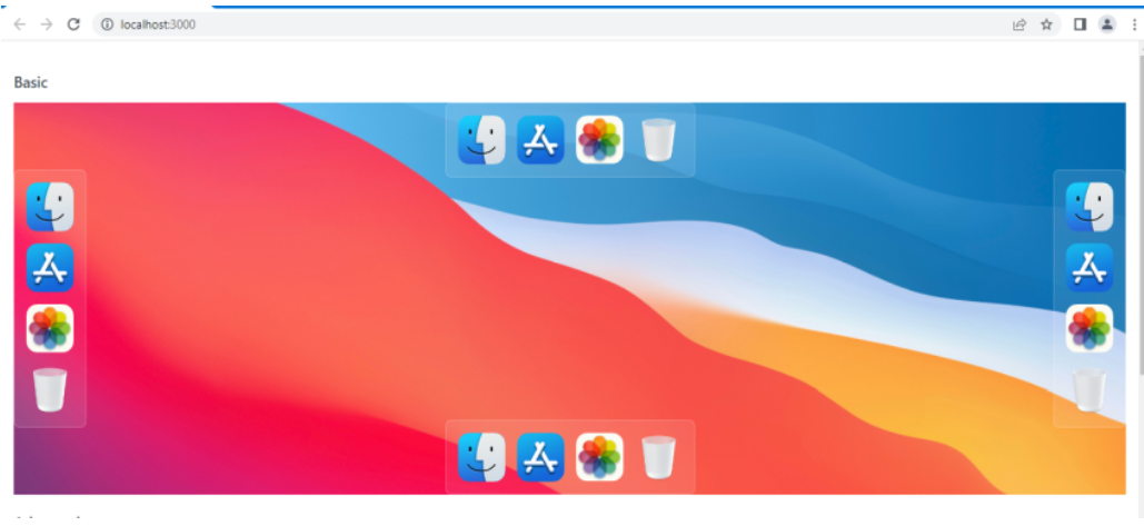 Prime React Ui Component Dock With Menu Item 6101