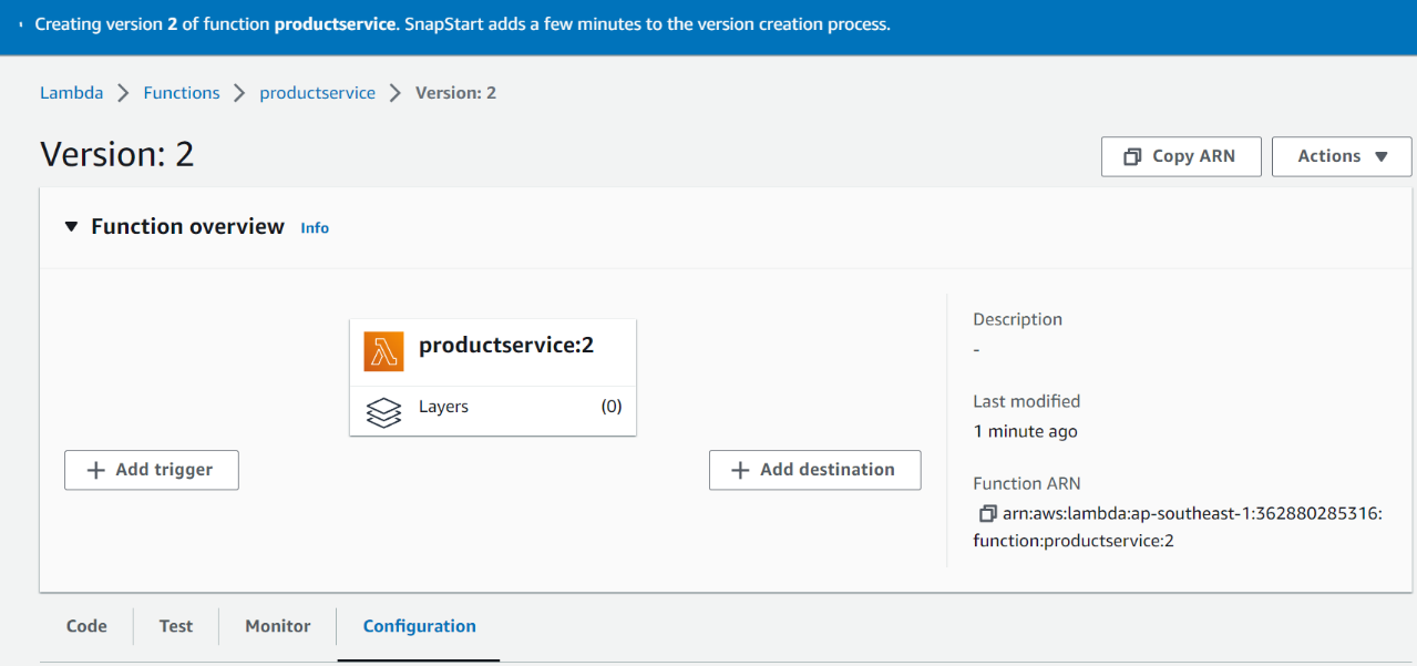 AWS Lambda SnapStart