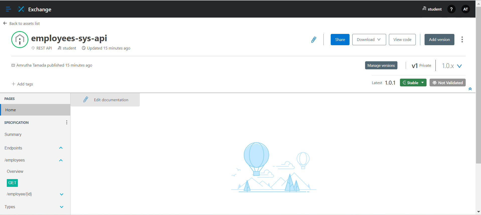 Publishing API to Anypoint Exchange Using MuleSoft
