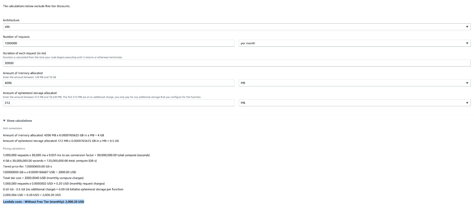 Aws Lambda Pricing For A Serverless Application