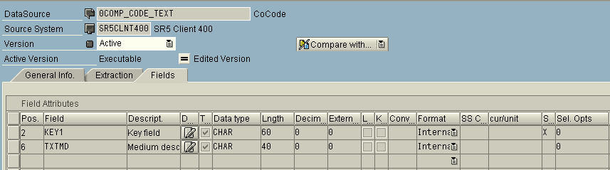 Enable Hidden Fields of SAP BW DataSource