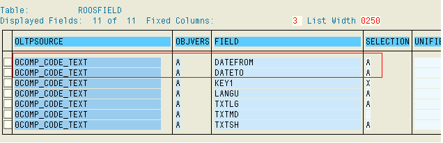 Enable Hidden Fields of SAP BW DataSource