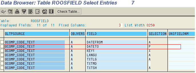 Enable Hidden Fields of SAP BW DataSource