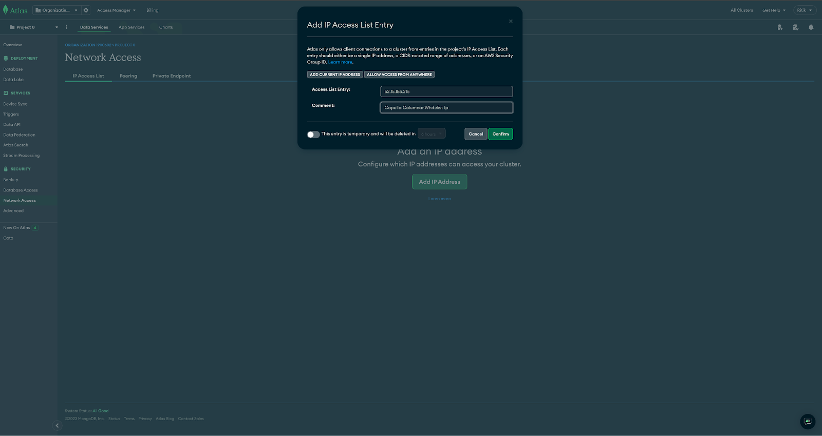 Ingesting Data From MongoDB to Capella Columnar