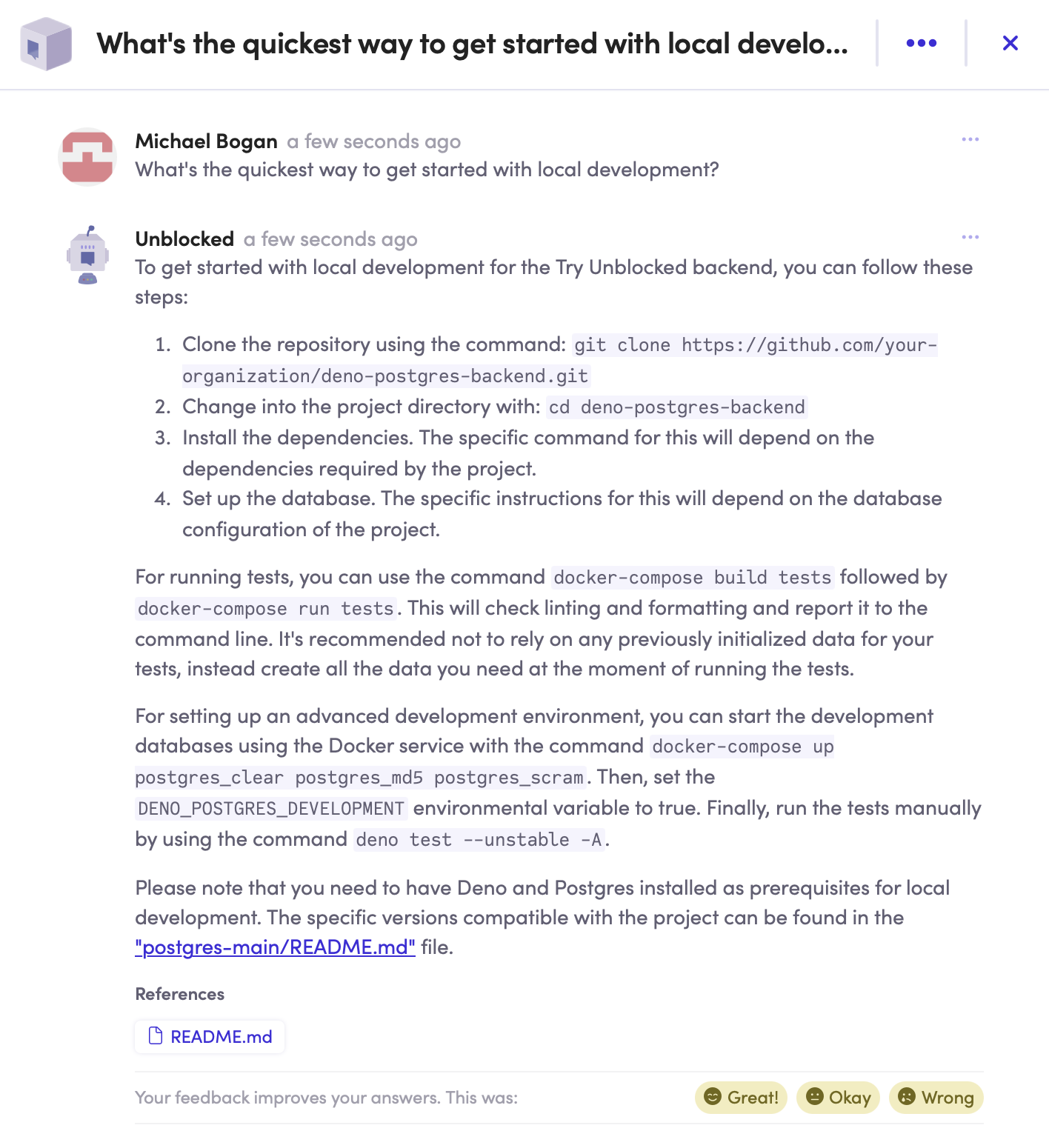 Speed Up Developer Onboarding With LLMs, Unblocked
