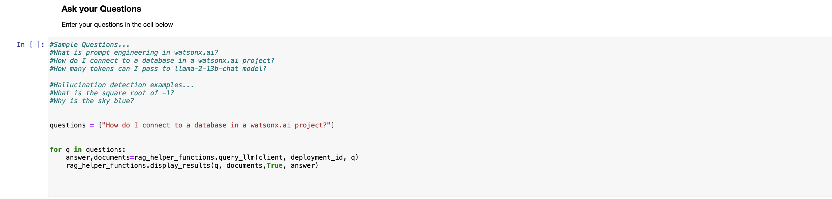 Prompt and Retrieval Augmented Generation