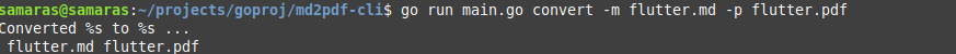 Create A Go Cli Tool Convert Markdowns To Pdfs