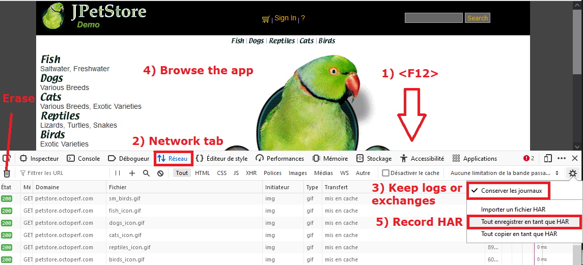 Convert a HAR File to JMeter Script