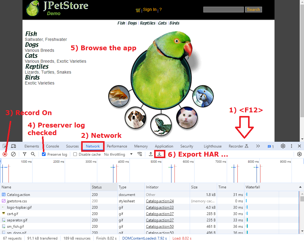 Convert a HAR File to JMeter Script