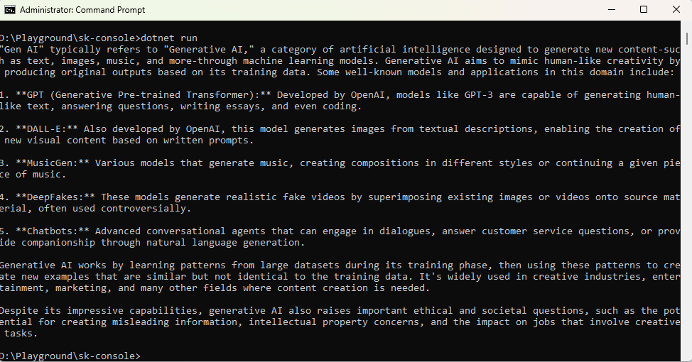 From Zero to AI Hero, Part 1: Semantic Kernel