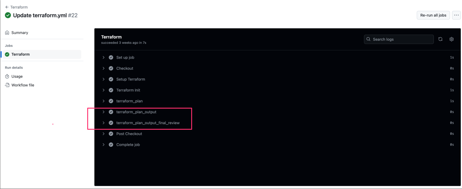 Enhance Terraform Final Plan Output in GitHub Actions