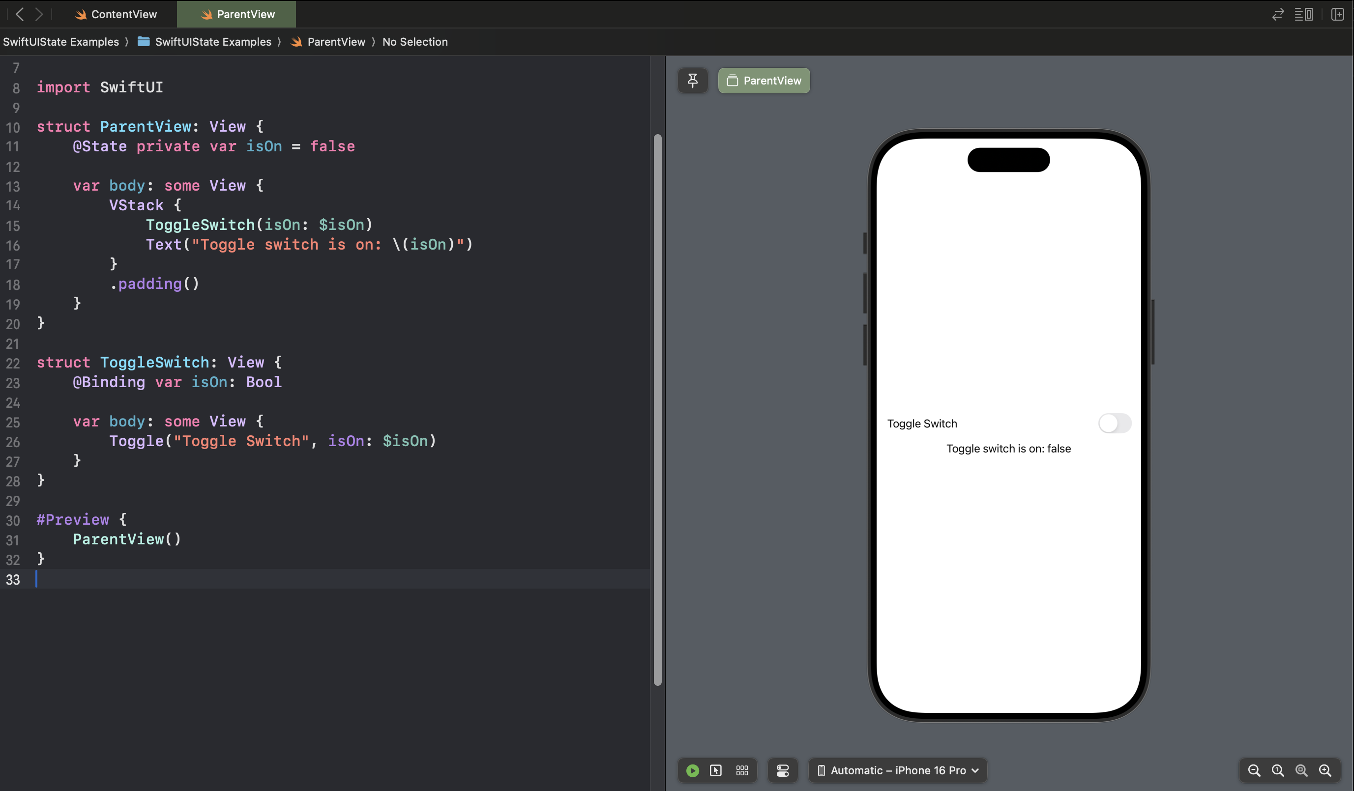 Beginners Guide to SwiftUI State Management