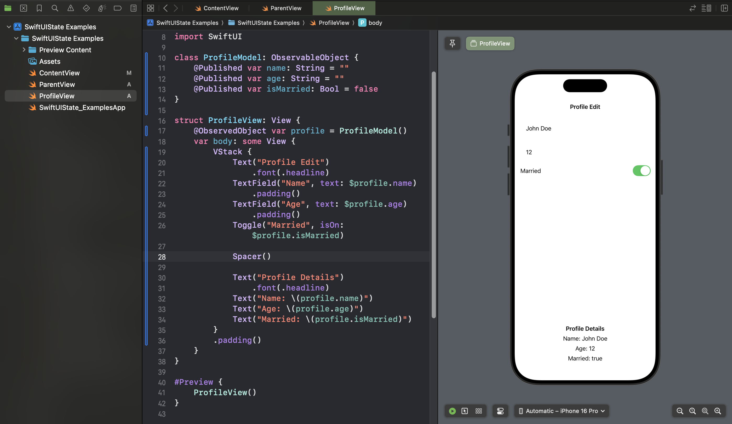 Beginners Guide to SwiftUI State Management